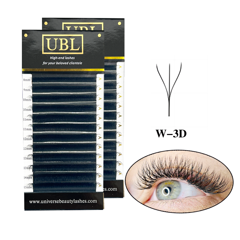 W-3D Lash Extensions 0.07mm 8-15MIX – Universe Beauty