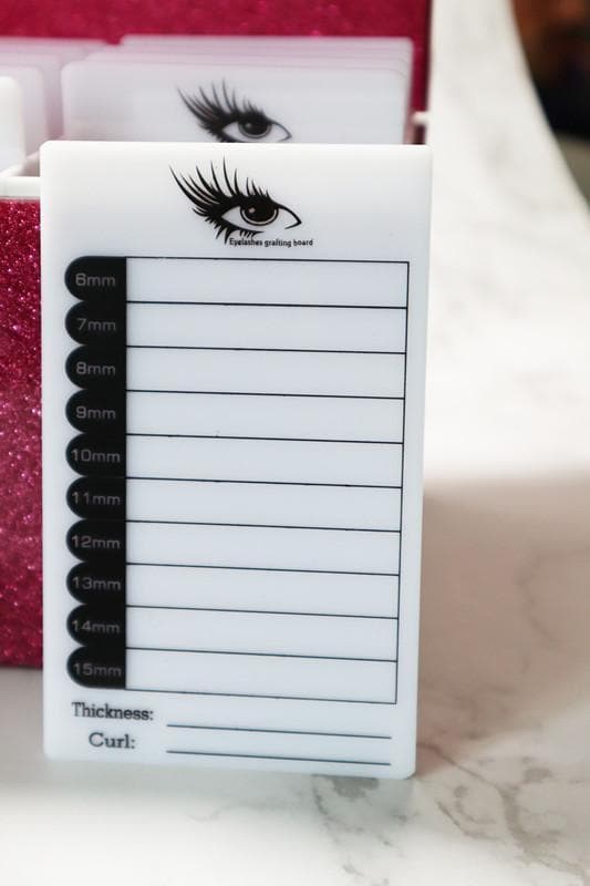 10-Layer Acrylic Eyelash Storage Box | False Eyelash Holder with Volum ...